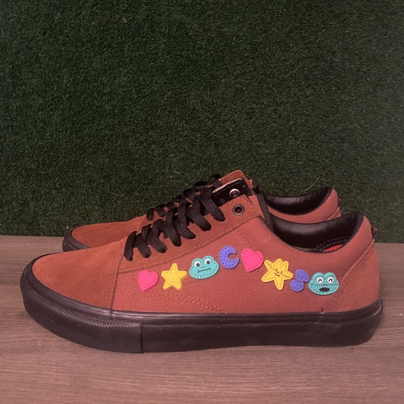 Vans | Shoes | Vans Old Skool Frog Skateboard Brown Size 2 | Poshmark
